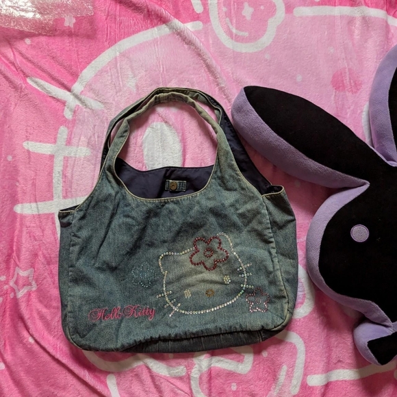 Hello Kitty | Bags | Hello Kitty Denim Purse 208 | Poshmark